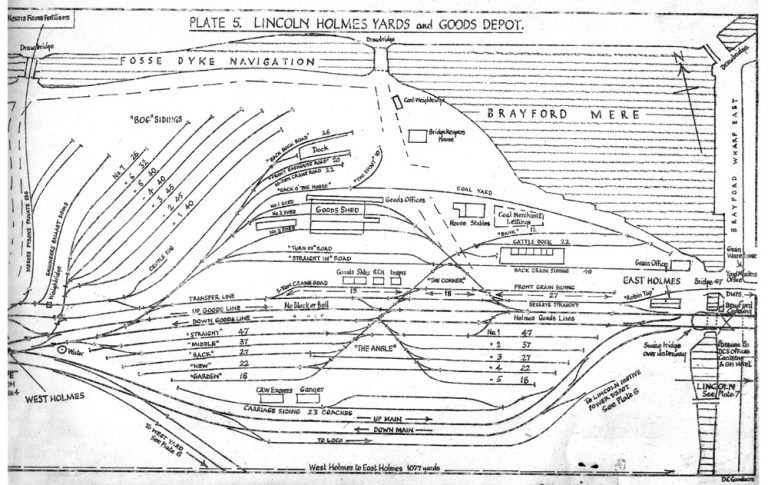 Railway Operating Maps and Diagrams Lincoln District : 5 - Holmes Yards ...